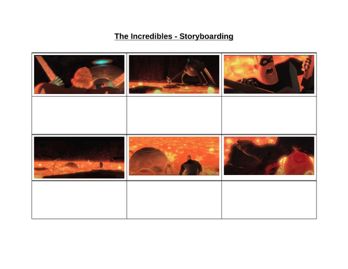 Key Stage Two/Three - The Incredibles - Creative Writing - 9 Lessons ...