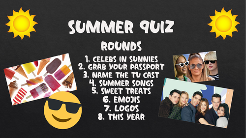 Summer 2024 end of year quiz | Teaching Resources