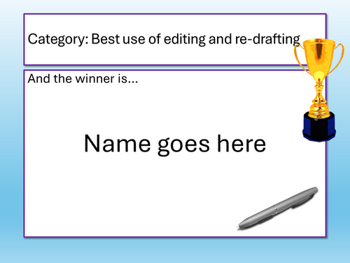End of Year English Awards | Teaching Resources