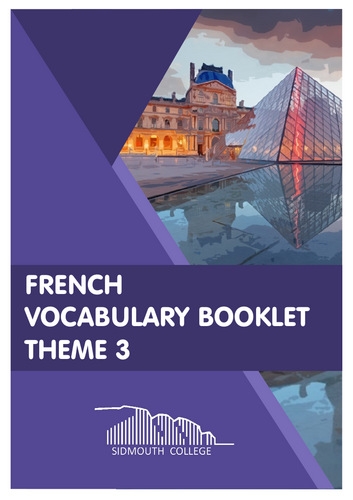 AQA FRENCH GCSE KERBOODLE HIGHER THEME 3 EXCEL SHEET AND BOOKLET ...