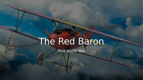 The First World War - The Red Baron | Teaching Resources