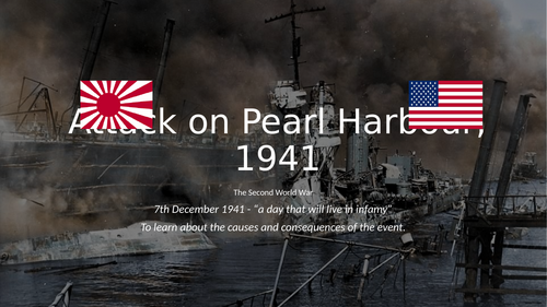 Second World War - Pearl Harbour 1941 | Teaching Resources