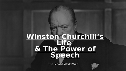 Second World War - Winston Churchill | Teaching Resources
