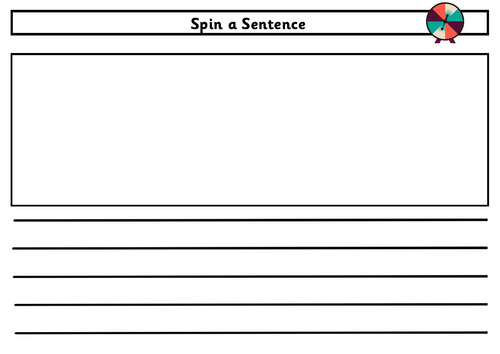 Spin a Sentence - Sentence Building Activity | Teaching Resources