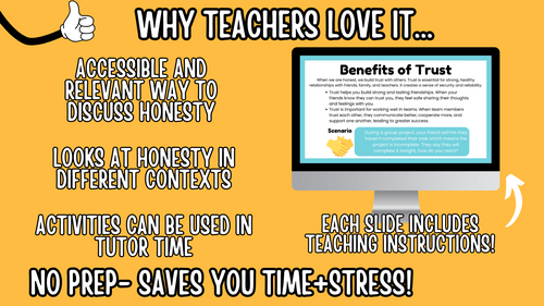Honesty Assembly KS3/KS4 + Form Time Activities | Teaching Resources
