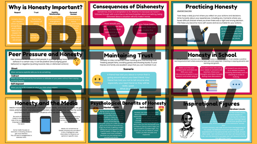 Honesty Assembly KS3/KS4 + Form Time Activities | Teaching Resources