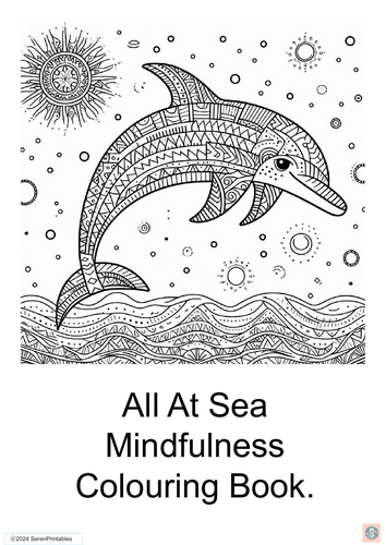 All At Sea Mindfulness Colouring Pages | Teaching Resources