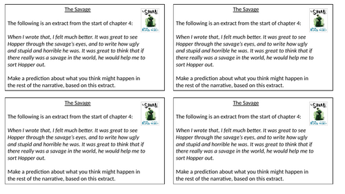 The Savage English planning - complete unit of work for 5/6 | Teaching ...