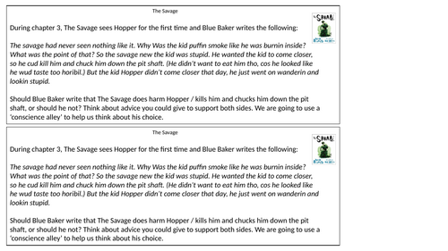 The Savage English planning - complete unit of work for 5/6 | Teaching ...