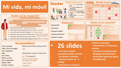 Viva 2, Module 2.1 - Mi vida, mi móvil | Teaching Resources