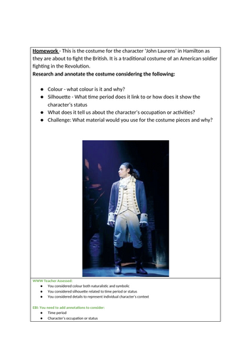 KS3 Live Theatre - Hamilton full SOW | Teaching Resources