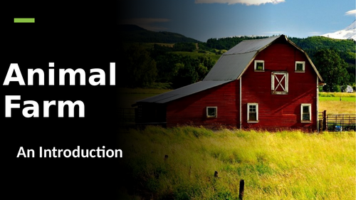 Animal Farm: Introduction Power Point | Teaching Resources