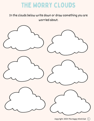 Worry Worksheet Bundle | Teaching Resources