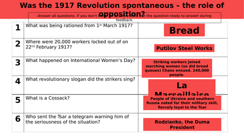Opposition Groups in Russia | Teaching Resources
