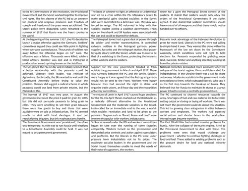 Weaknesses of Provisional Government | Teaching Resources