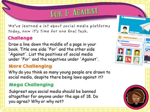 Social Media KS2 PSHE | Teaching Resources