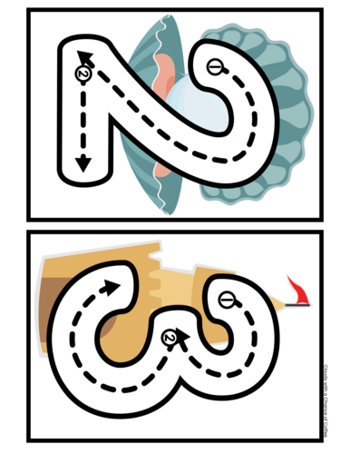 Beach Number Tracing Cards 0-20 | Numbers Recognition | Counting ...