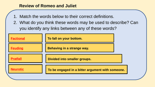 Romeo and Juliet Globe Theatre / Writing Lesson - Diary Entry ...