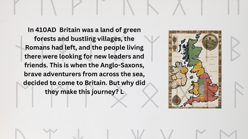 Why did the Anglo-Saxons come to Britain? | Teaching Resources