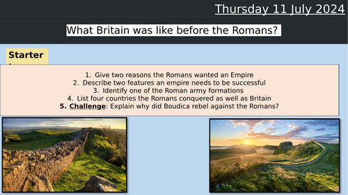 Roman Britain: What did the Romans Change? | Teaching Resources