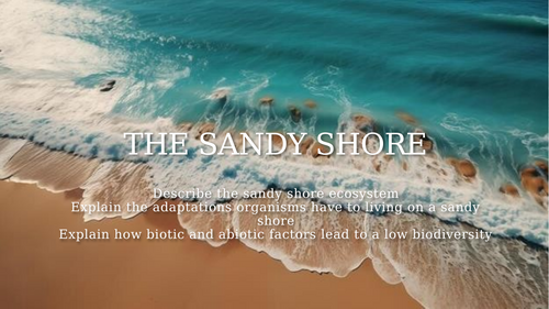 Examples of Marine Ecosystems, IAL Marine Science, Cambridge CIE 9693 ...