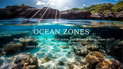 Examples of Marine Ecosystems, IAL Marine Science, Cambridge CIE 9693 ...