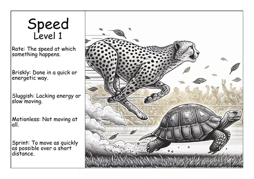 Word of the Day Workbook - Speed - Level 1 | Teaching Resources