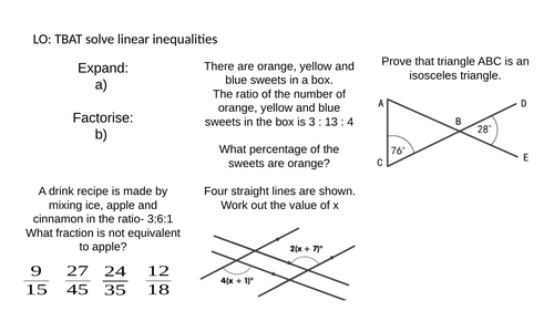 Higher lessons | Teaching Resources