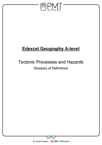 Edexcel A level Geography - Tectonics & Coasts Revision Pack | Teaching ...