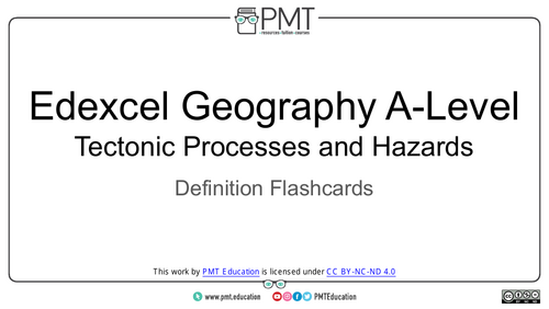 Edexcel A level Geography - Tectonics & Coasts Revision Pack | Teaching ...