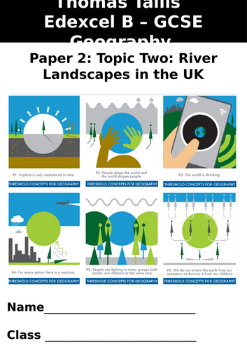 Edexcel B GCSE Geography - River Landscapes - Revision/HW Booklet ...