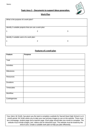 Creative iMedia R093 - Topic Area 3 - Pre-production Planning ...