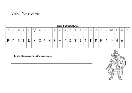 Engage Students with a Fun Viking Alphabet Worksheet for History ...