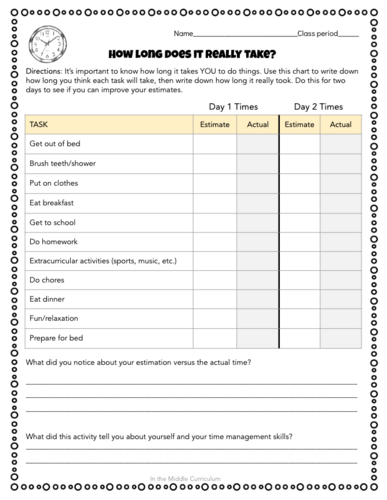 Study Skills-Middle School-Nine Week Curriculum | Teaching Resources