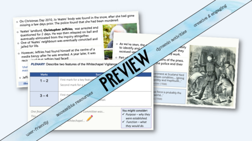 Problems catching Jack the Ripper in Whitechapel, c.1870 - c.1900 ...