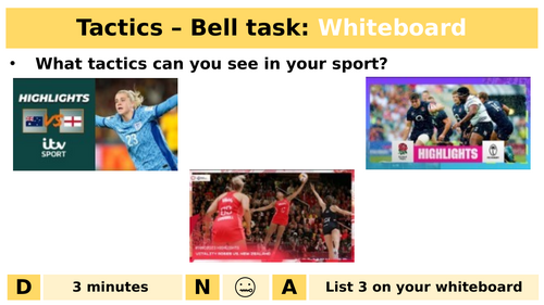 Sport Studies J829 - R185 TA1-TA2 | Teaching Resources