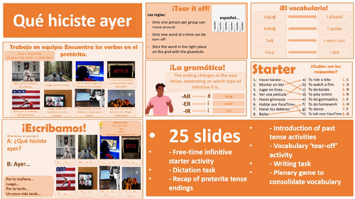 Viva 2, Module 2.4 - Qué hiciste ayer | Teaching Resources