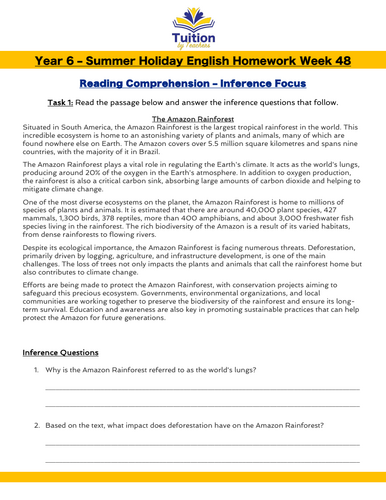 Year 6 English Revision Booklet 2 | Teaching Resources