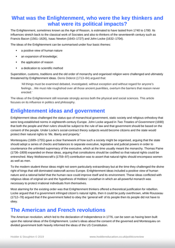 A LEVEL GOVERNMENT AND POLITICS. LIBERALISM LESSON 1: HUMAN NATURE AND ...