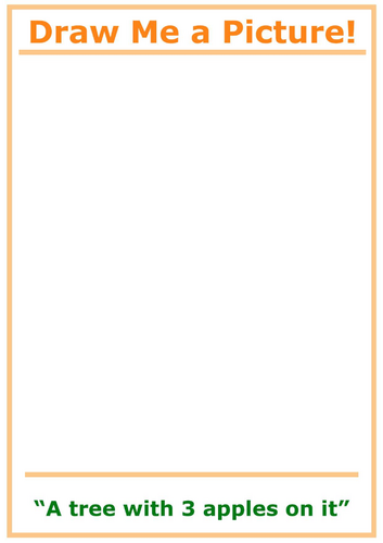 NEW! Draw me a picture! | Teaching Resources