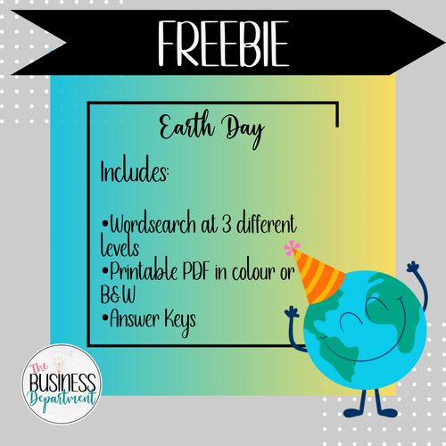 Earth Day Wordsearch | FREEBIE | Teaching Resources