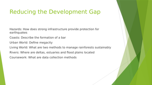 AQA GCSE Geography The Changing Economic World Lessons | Teaching Resources