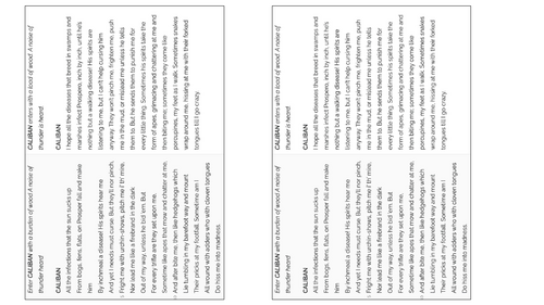 The Tempest KS3 Full Scheme of Work | Teaching Resources