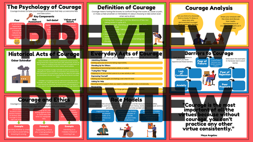 Courage Assembly KS3/KS4 + Form Time Activities | Teaching Resources
