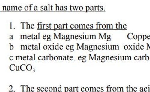 YEAR 9 CHEMISTRY BOOKLET {CAMBRIDGE CHECKPOINT SCIENCE } KEY STAGE 3 ...