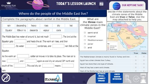 KS3 Geography of the Middle East | Teaching Resources