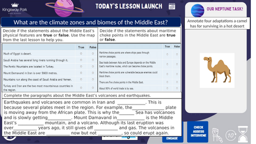 KS3 Geography of the Middle East | Teaching Resources