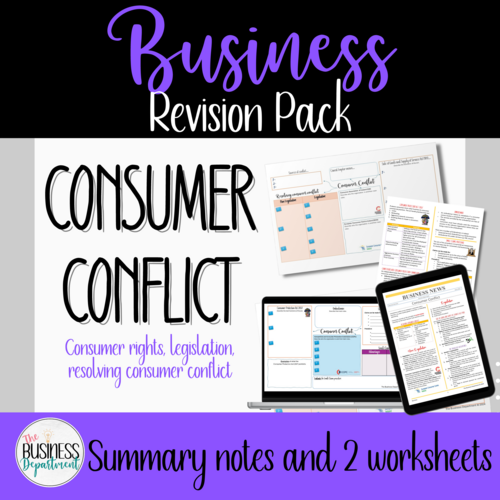 Business Revision | Consumer Conflict | Consumer rights and ...