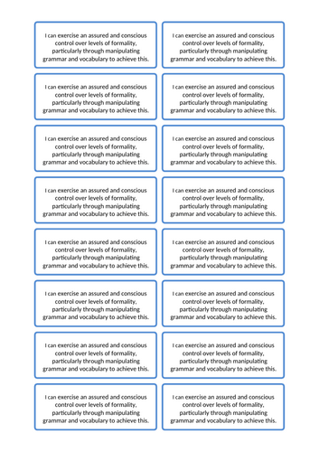 KS2 English Writing Framework Moderation Aid - Pupil label templates ...