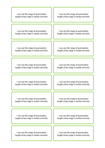 KS2 English Writing Framework Moderation Aid - Pupil label templates ...